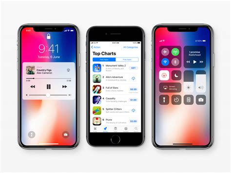 Ios 11 Gui Giant Udate 🌋 Iphone X Version Included Ios 11 Iphone Homescreen Iphone