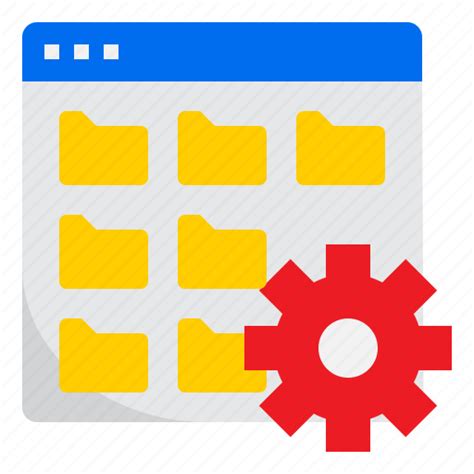 data setting file folder document icon download on iconfinder