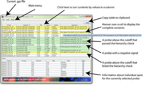 Screenshot Of The Main Window Of Gpr Analyzer Displaying A Sample Gpr Download Scientific