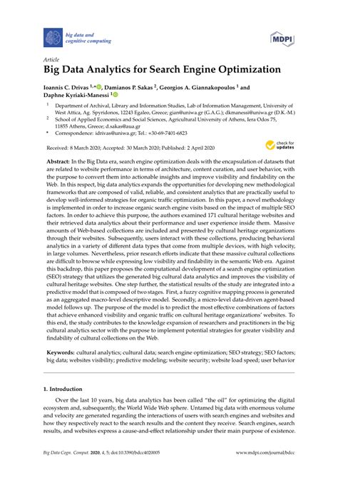 pdf big data analytics for search engine optimization