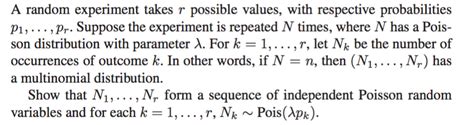 solved a random experiment takes r possible values with
