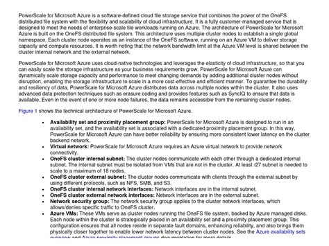 architecture introduction to dell powerscale for microsoft azure