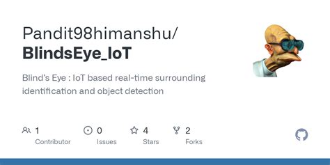 GitHub Pandit Himanshu BlindsEye IoT Blinds Eye IoT Based Real Time Surrounding