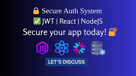 build secure jwt auth in react node express by dev nazat fiverr