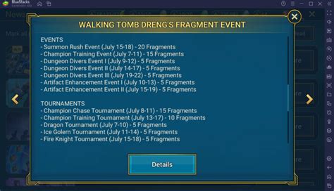 Raid Shadow Legends Walking Tomb Dreng Fragment Fusion Event Guide Bluestacks