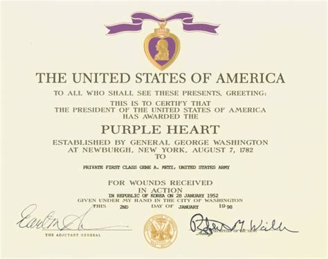 Aca A The Road To GloryAca A The Purple Heart Article The United States Army