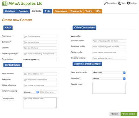 Contacts In Accounts Pam