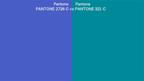 Pantone 2726 C Vs Pantone 321 C Side By Side Comparison