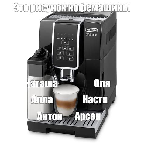 Создать мем "кофемашина delonghi ecam, кофемашина делонги, delonghi ...