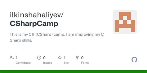 GitHub Ilkinshahaliyev CSharpCamp This Is My C CSharp Camp I Am Improving My C Sharp Skills