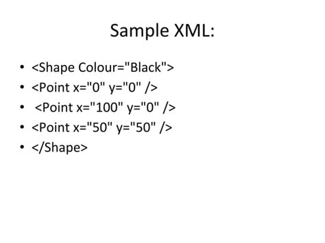 Xml Schema Elementstypesattributespptx