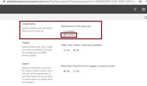 2 Proven Ways Disable Attachments Sharepoint List Instantly Disable Or