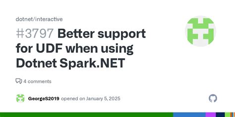 Better Support For Udf When Using Dotnet Sparknet · Issue 3797