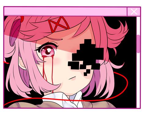 Natsuki Doodle Fanart By Lunarmorte On Deviantart