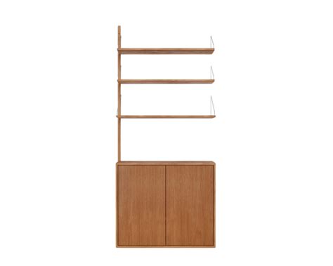 Shelf Library Medium Cabinet Add On Section Natural Oak H1852 W