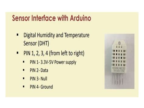 integration of sensors and actuators with arduino pptx