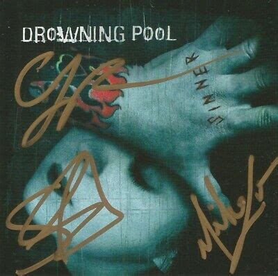 Drowning Pool Autographed Sinner Cd Ebay