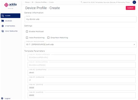 configure the device profile thingpark x schc ipcore documentation