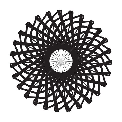 Premium Vector Abstract Circular Geometric Elements Round Pattern Decorative Vector Design