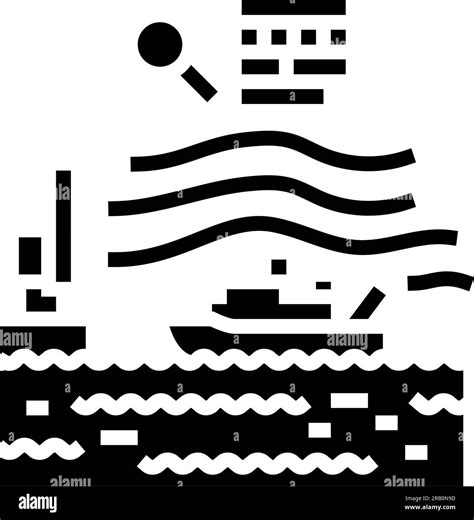 Marine Hydrodynamics Glyph Icon Vector Illustration Stock Vector Image
