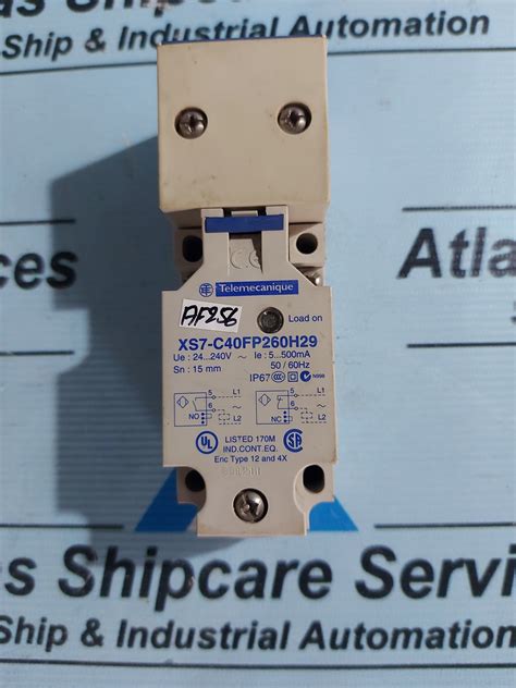 Telemecanique Xs7 C40fp260h29 Inductive Proximity Sensor Atlas Shipcare Services