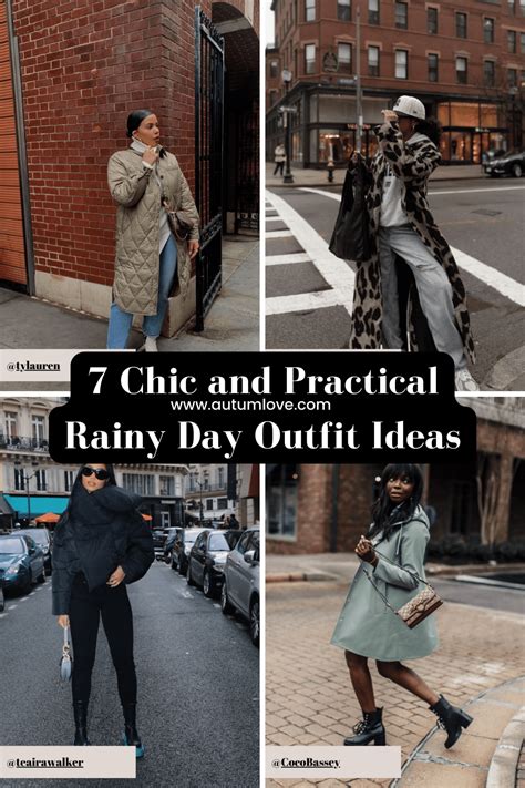Stylish Rainy Day Outfits Look Chic In Wet Weather — Autum Love