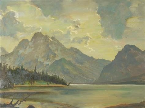 Sold At Auction Ralph Brownell Mcgrew R Brownell Mcgrew American 1916 1994 Jackson Lake And