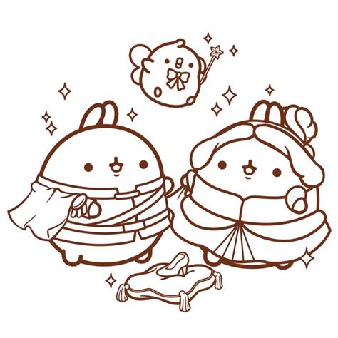 몰랑이 컬러링 [no 6 신데렐라] Malvorlagen Vorlagen Malen