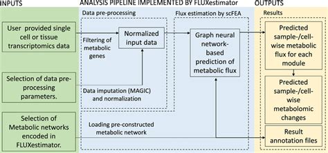 flowchart of the fluxestimator webserver the inputs analysis pipeline