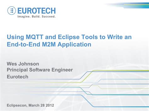 Pdf Using Mqtt And Eclipse Tools To Write An End To End · Using