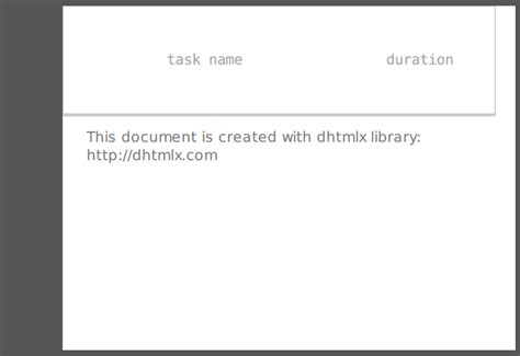Export To Pdf Gantt Dhtmlx