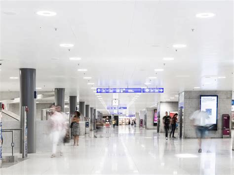 Zurich Train Station Passage Sihlquai Ceilings