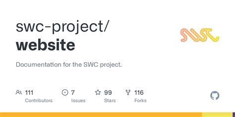 GitHub Swc Project Website Documentation For The SWC Project