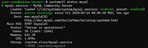 Как установить Mysql на Debian 12 Ultravds Blog