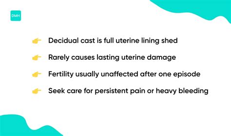 Decidual Cast Causes Symptoms And Treatment