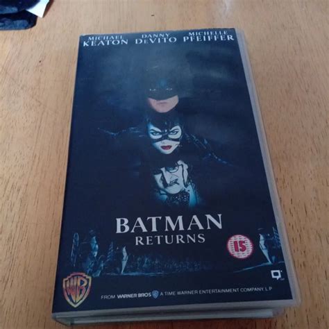 Batman Returns Vhs Tim Burton 1992 Warner Bros Michael Keaton Danny