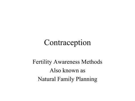 Ppt Contraception Powerpoint Presentation Free Download Id 3043026