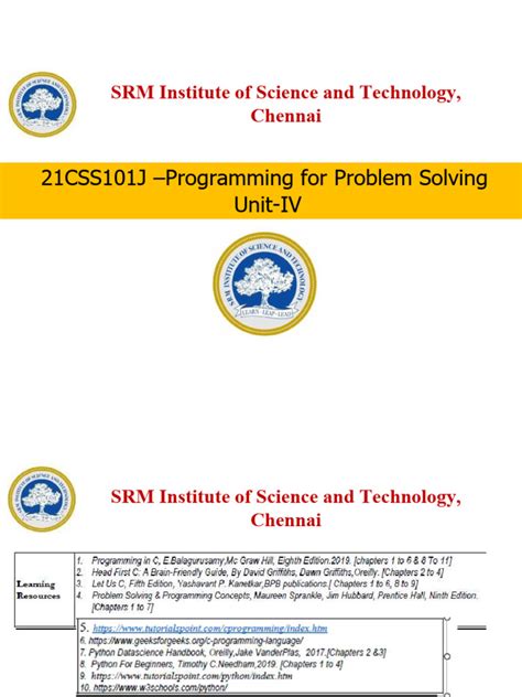 Unit 4 Dt Final Pdf Python Programming Language Control Flow