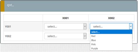 Array Numbers Matrix Exclude Some Arrays From The Dropdown Menu