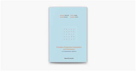 Principles Of Quantum Computation And Information En Apple Books