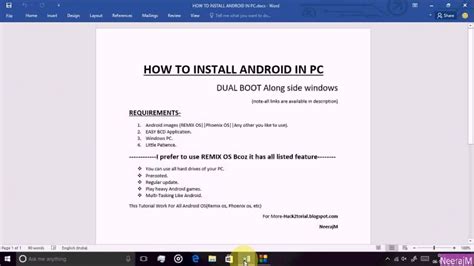 Foxtutorials How To Install Android 601 In Pc Dual Boot Remix Os V3