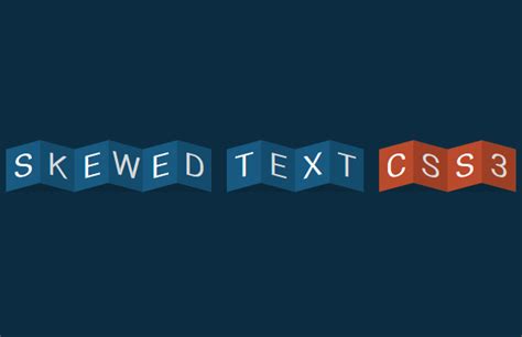 How To Implement Css3 Card Folding Style 3d Text Title Special Effects