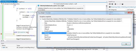 C Entity Framework Issues In Dbcontexttransactionrollback Stack Overflow