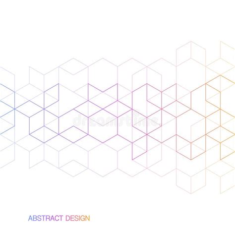 The Graphic Design Elements With Isometric Shape Blocks Vector Illustration Of Abstract