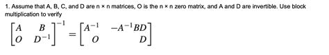 Please Solve This Using Block Multiplication