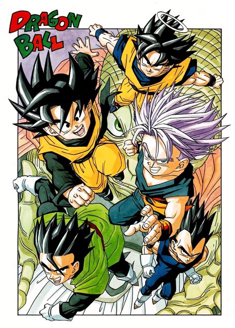 Son Goku Vegeta Son Gohan Trunks Son Goten And 1 More Dragon Ball