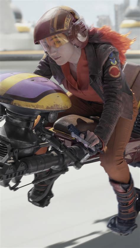Sabine Wren Speeder Bike Ahsoka K L Wallpaper PC Desktop