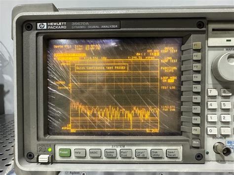 Hp 35670a Dynamic Signal Analyzer Opt Uk4 1d2 1d3 An2 Novus Ferro Pte Ltd