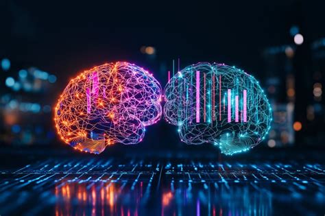 Colorful Brain Illustration Showcasing Neural Connections And Data