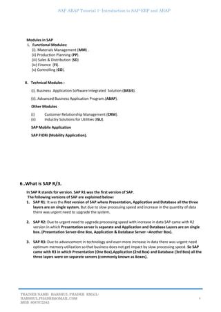 Sap Abap Tutorials PDF